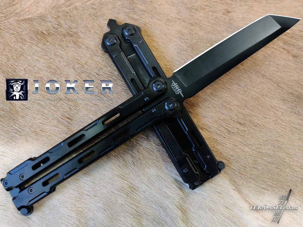 Joker Black American Tanto Balisong perhosveitsi