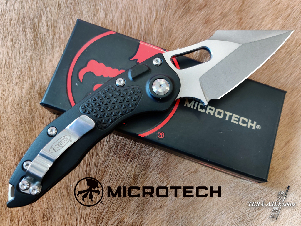 Microtech Stitch Automatic Knife Black kääntöveitsi